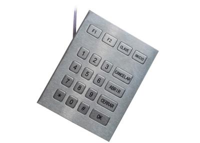 China Outdoor industrial KeyPad 20 buttons By Industrial Metal With TTL Cable for sale