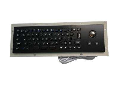 China 68 key Marine Industrial Keyboard black With Built In Metal Mouse Ball for sale