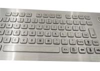 China 50mm trackball industrial Keyboard with 82 keys and front panel mounting for sale