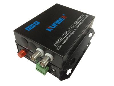 China Fiber Coaxial Video Converter 2BNC 1 Fiber Video Transmitter and Receiver for CCTV for sale