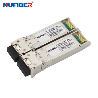 China NuFiber Manufacturer Supply 10Gb/s SFP+ Transceiver SM Bidi LC 20km Tx:1330nm/Rx1270nm with DDM for sale