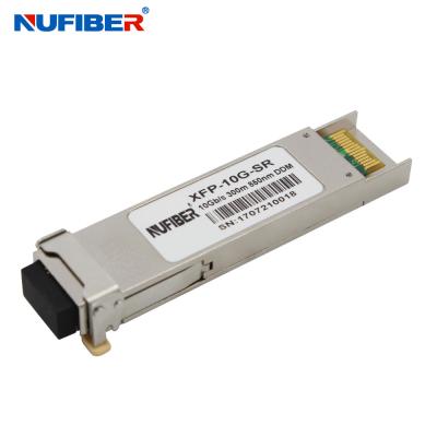 China 10Gb/s XFP Transceiver XFP-10G-SR dual fiber multimode 300m 850nm LC DDM for sale