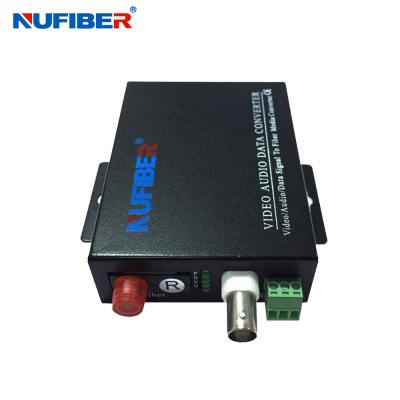 China Fiber Coaxial Video Converter 1BNC 1RS485 1 Fiber Video Transmitter and Receiver for CCTV for sale
