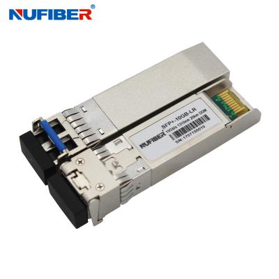 China 10Gb/s SFP+ Transceiver SFP-10G-LR dual fiber singlemode 20km 1310nm LC DDM for sale