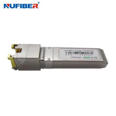 China 10Gb/s SFP-10G-T 10G Copper Ethernet SFP+ Transceiver 30 meters Compatible Cisco for sale