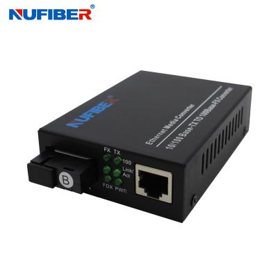 China 10/100Mbps Fiber Media Converter 10/100Base-TX to 100Base-FX Single-Mode Single Fiber SC 20km NF-C570S20A/B for sale