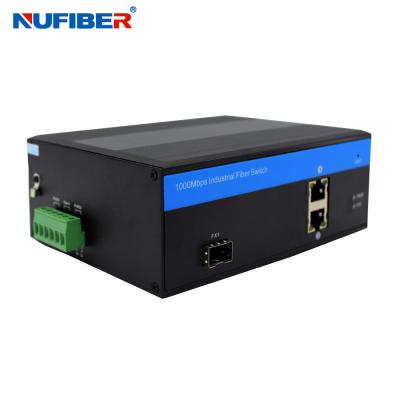 China Managed Industrial Switch with 2*10/100/1000M UTP+1*1000M SFP port DIN-Rail,Support RSTP, Ring Network for sale