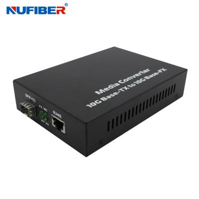 China 10G SFP+ Media Converter 10G Base-TX to 10G Base-FX Rj45 Port Media Converter with one SFP+ Slot NF-C10G-SFP+ for sale