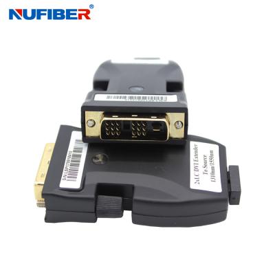China Mini DVI Optical Extender EDID SM 2xLC 1000meters support 4Kx2K 1080P@60Hz for sale