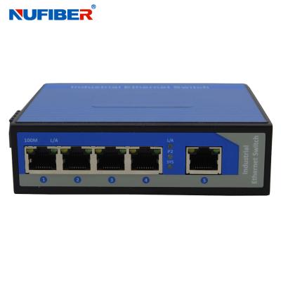 China Industrial Switch 5x10/100M UTP Ethernet network switch with Din-rail wall mount for sale