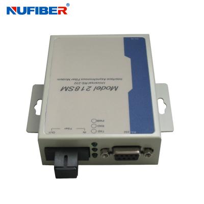 China serial to fiber converter RS232  to fiber optic media converter fiber modem SM Bidi 20km GM218SM-C20A/B for sale