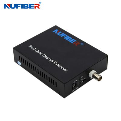 China 10/100M 1 BNC port 1 RJ45 port POC POE Ethernet over Coaxial Converter 900M for sale