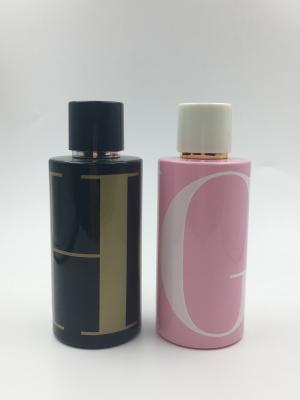 China 100ml Glass Perfume Bottle Cylinder Round Straight Shape for sale