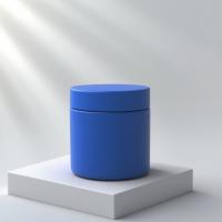China 2025 New Arrival 100g Round Glass Cosmetic Jar with Plastic Lid for Skincare Cream, Mask, Eye & Face Cream - OEM Service Available for sale