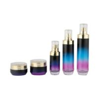 China Hot Stamping 40ML Glass Lotion Bottles Skincare Packaging Cream Bottles OEM for sale