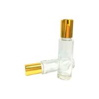China Screw Cap 15ml Glass Roller Bottles For Skin Care Essential Oils Roll On Bottles for sale