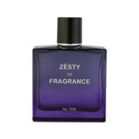 China 100ml Square Glass Perfume Bottle Personal Care Packaging OEM Screen Printing And Painting for sale