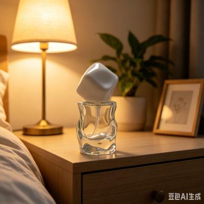 China Foundation Bottle Cosmetic Glass Set for Skin Care Serum Pressurized Lotion Essence Bottles with Spray Cap Pump Sprayer for sale