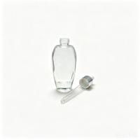 China Gradient 30ml Glass Lotion Bottle with Emulsion Pump & Aluminum Spray Head for Skin Care Serum Cream Face Cream for sale