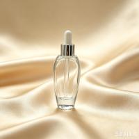 China Gradient 30ml Glass Lotion Bottle with Emulsion Pump & Aluminum Spray Head for Skin Care Serum Cream Face Cream for sale