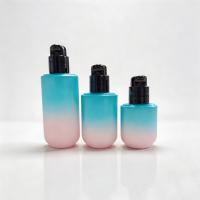 China Factory Direct Sales 15ml Mini 20ml 30ml Flat Oval Lotion Glass Bottles Essential Oil Skin Care Bottle Packaging for sale