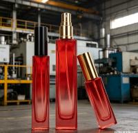 China Screw-Top Spray Glass Bottle for Cosmetics 5ml 10ml Portable Perfume Refill Glass Bottle for sale
