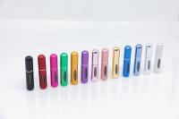 China 5ml Travel Pocket Parfum Bottle Mini Bottom Refillable 10ml Portable Aluminum Perfume Bottle for sale