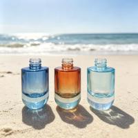 China Glass Dropper Bottle Foundation Liquid Makeup Container 30ml 50ml Cosmetic Skincare Serum Essential Oil Dispensing Bottle for sale