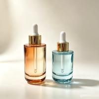 China Glass Dropper Bottle Foundation Liquid Makeup Container 30ml 50ml Cosmetic Skincare Serum Essential Oil Dispensing Bottle for sale
