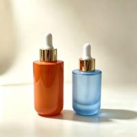 China Glass Dropper Bottle Foundation Liquid Makeup Container 30ml 50ml Cosmetic Skincare Serum Essential Oil Dispensing Bottle for sale