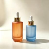 China Glass Dropper Bottle Foundation Liquid Makeup Container 30ml 50ml Cosmetic Skincare Serum Essential Oil Dispensing Bottle for sale