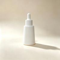 China Manufacturer High End Conical Thick Bottom Glass Dropper Bottle 30ml Serum Essence Oil Container Custom Logo Cosmetic Bottle for sale