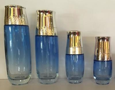 China Beautiful Design Screw Pump Lotion Bottle Cosmetic Bottles Custom Silk Printing and Painting for sale
