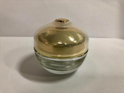 China 30g 50g Subulate Glass Cosmetic Jar Cream Bottles Cream Jars/ Eco Friendly Cosmetic Packaging for sale
