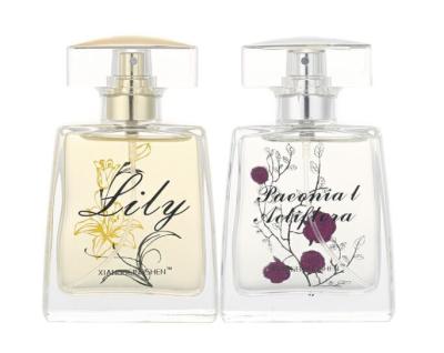 China 50ml Glass Perfume Bottle Body Mist Skin Care And Makeup Packaging Spray Perfume Bottle for sale