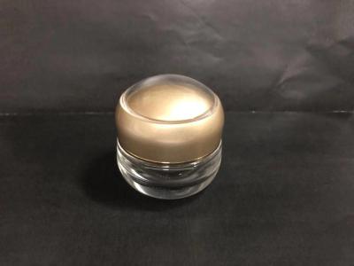 China 30g 50g Face / Eyes Glass Cream Jar, Reusable Cream Bottles Skincare Packaging OEM for sale