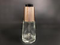 China 30ml Glass Dropper Bottle Makeup Packaging With Screw Pump Sealing Customized Color And Printing for sale