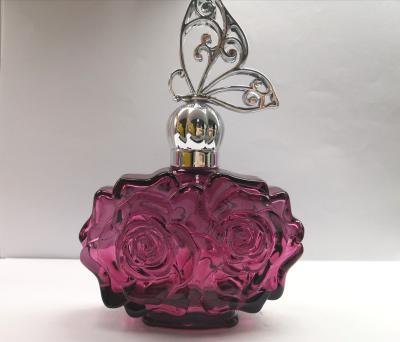 China 100ml Luxury Glass Perfume Bottle Sprayer Bottle Various Color And Silkscreen Makeup PackagingOEM for sale