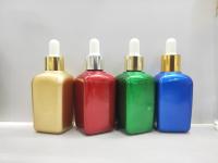 China 50ml Glass Dropper Bottles Essential Oil Bottle Makeup Packaging Nipple Sealing OEM for sale