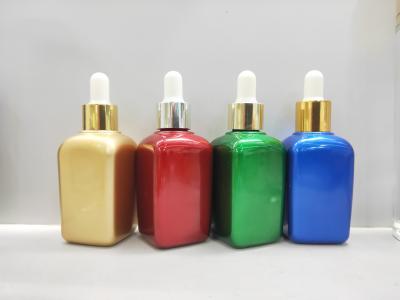 China 50ml Glass Dropper Bottles Essential Oil Bottle Makeup Packaging Nipple Sealing OEM for sale