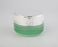 China Reliable Luxury Cosmetic Containers Glass Cream Jars Cosmetic Packaging Customized Design for sale