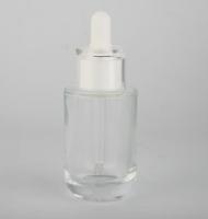 China 60ml Glass Cosmetic Dropper Bottles / Essential Oils Bottles Skincare Packaging OEM for sale