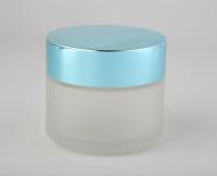 China 30g 50g 100g Glass Cosmetic Boottles Cream Jars with Screw Cap OEM for sale