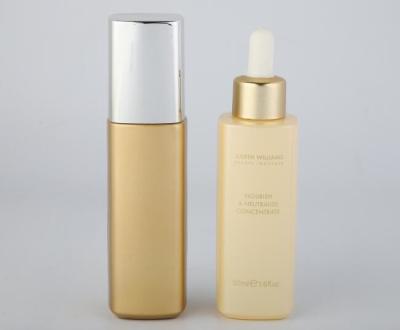 China 50ml Glass Dropper Bottles Eye Essential Oil Bottles With Plastic Collar Various Color And Printing for sale