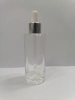 China Round Essential Oil Bottle 40ml Glass Dropper Bottles Various OEM Color for sale