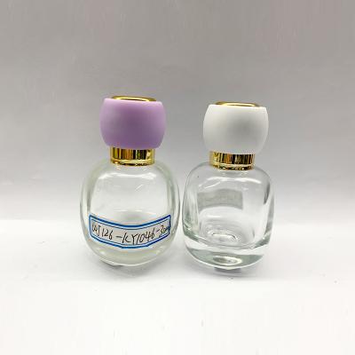 China Round Cute Design 30ml 50ml Luxury Perfume Bottles With Atomizer for sale