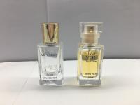 China Spray 50ml  Luxury Perfume Bottles UV Plastic Cap And Surlyn Cap for sale