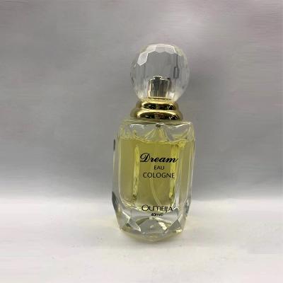China 40ml Glass Luxury Perfume Bottles With Clear Ball Shape Surlyn Cap for sale
