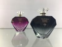 China Diamond Shape 50ml 100ml Luxury Glass Perfume Bottle With Clear surlyn Cap for sale