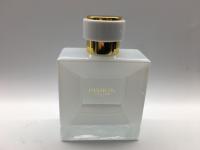 China Atomizer Cap Empty Perfume Bottle 100ml SGS Square Glass Perfume Bottle for sale